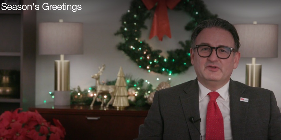 Leadership Moment: Season's Greetings from Dr. Reiser