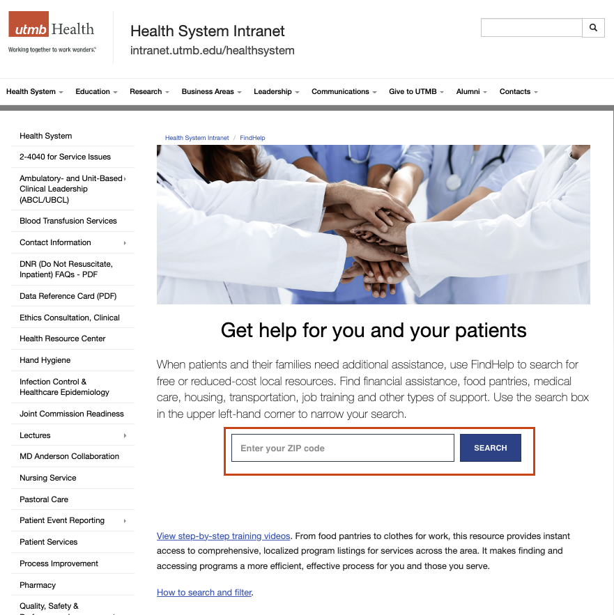 Care teams can use FindHelp to support patients